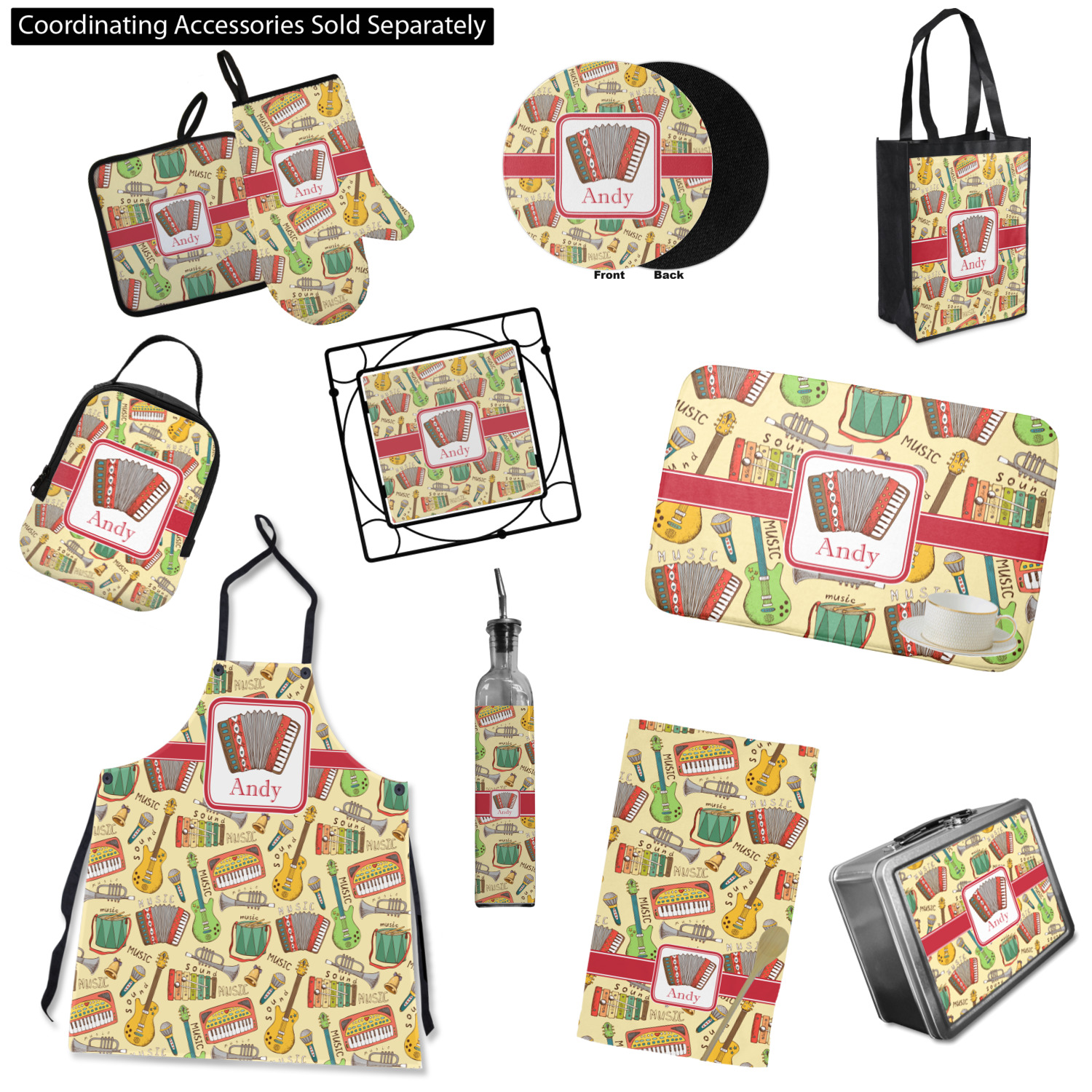 Custom Vintage Musical Instruments Tea Cup (Personalized) | YouCustomizeIt