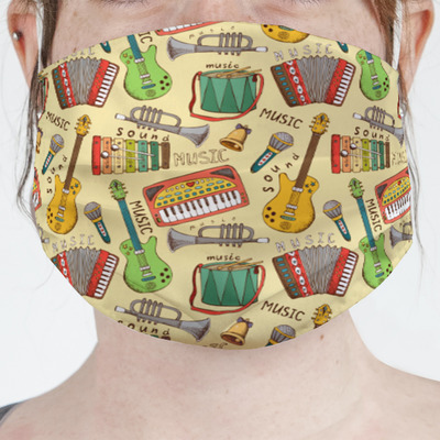 Vintage Musical Instruments Face Mask Cover (Personalized) - YouCustomizeIt