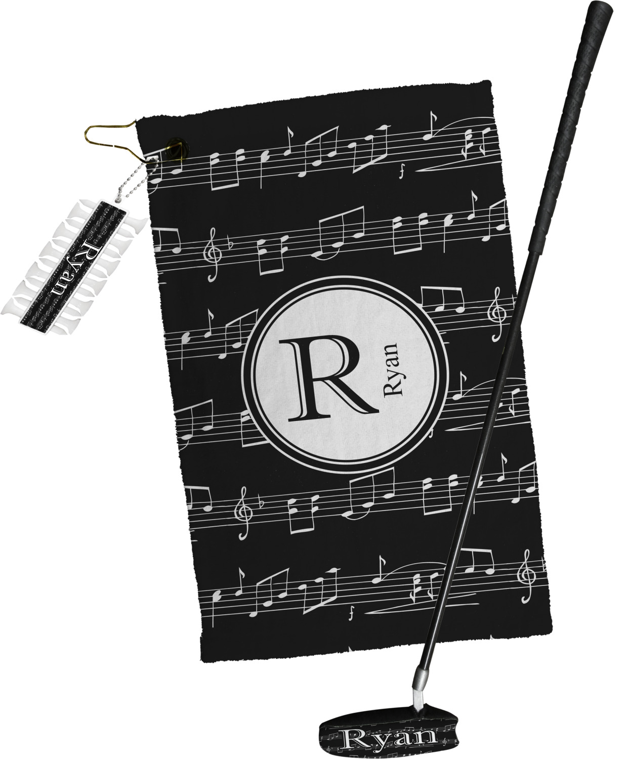 Custom Musical Notes Putter Cover (Personalized) | YouCustomizeIt
