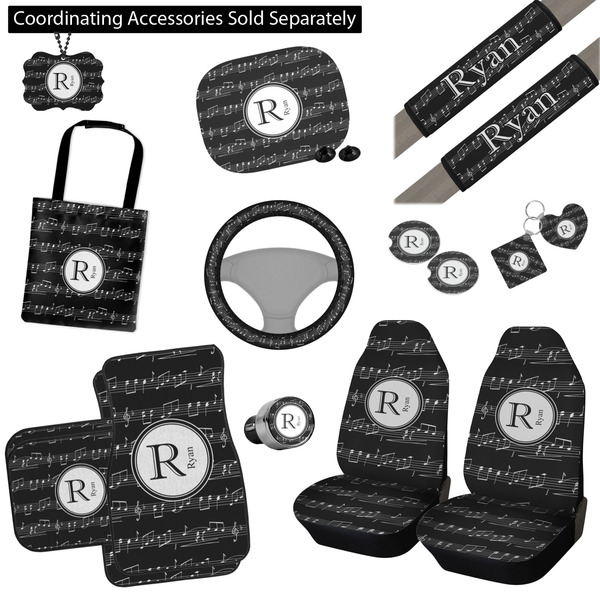 Custom Musical Notes Seat Belt Covers (Set of 2) (Personalized ...