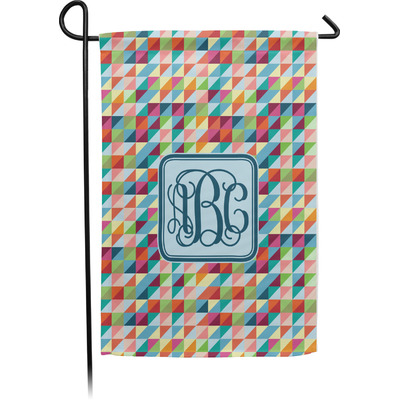 Custom Retro Triangles Garden Flag (Personalized) | YouCustomizeIt