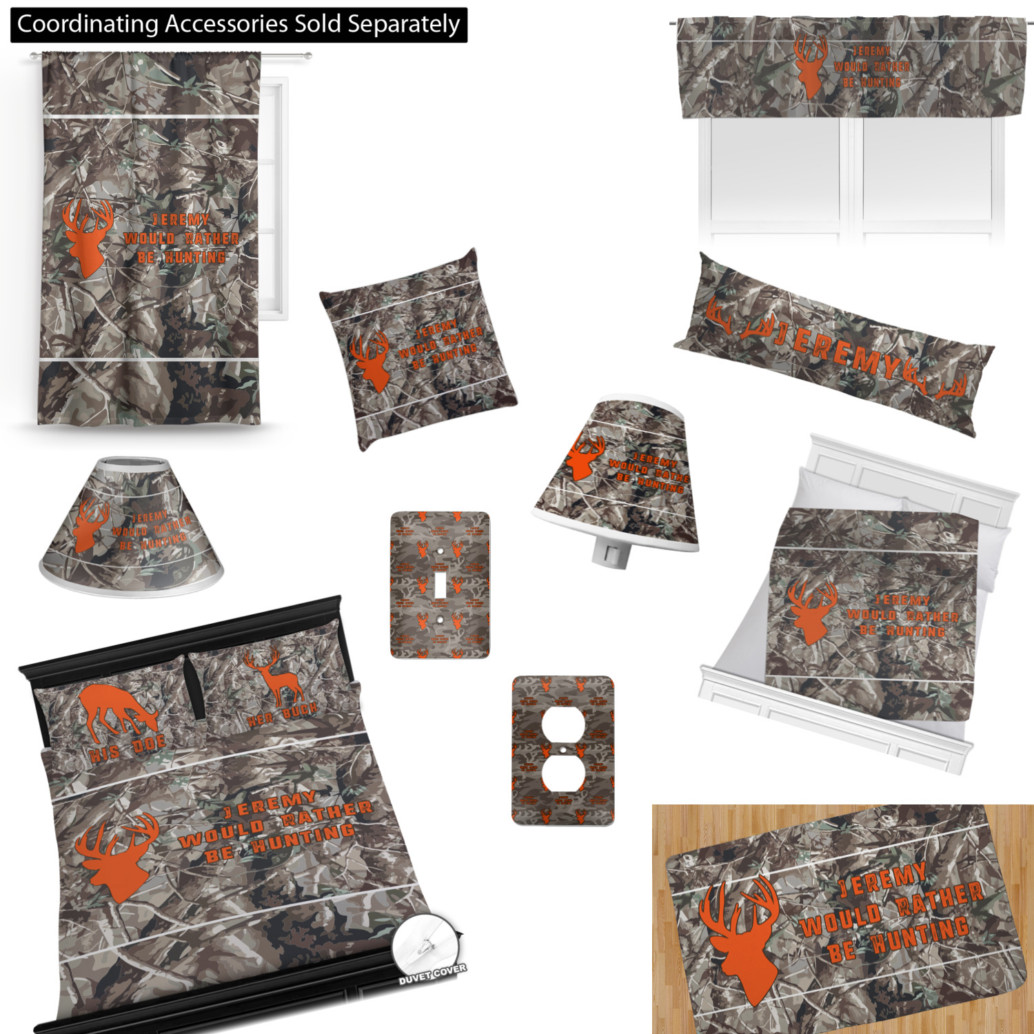 Custom Hunting Camo Comforters (Personalized) | YouCustomizeIt