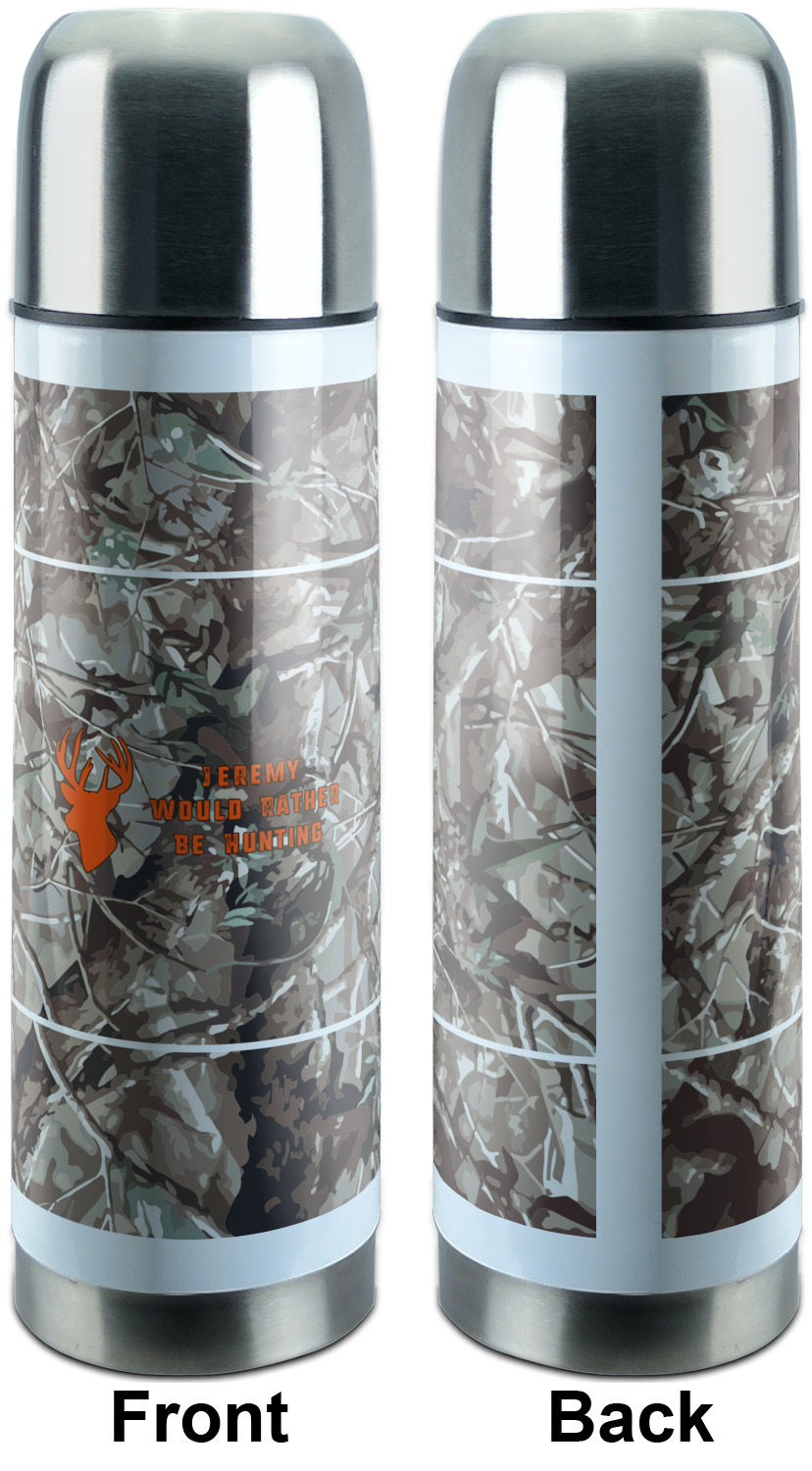 Hunting Camo Stainless Steel Thermos (Personalized) - YouCustomizeIt