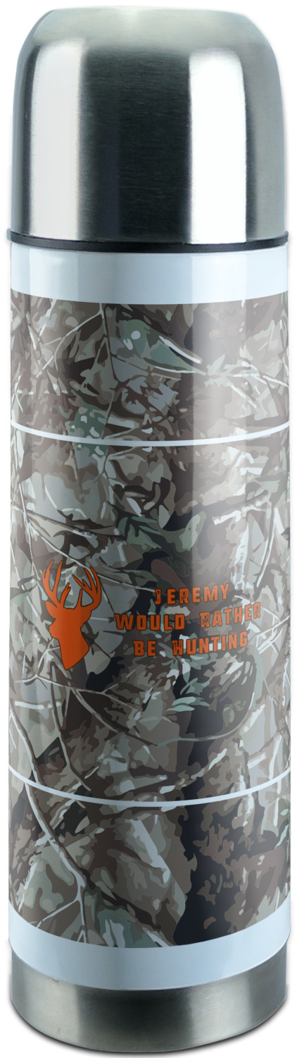 Hunting Camo Stainless Steel Thermos (Personalized) - YouCustomizeIt