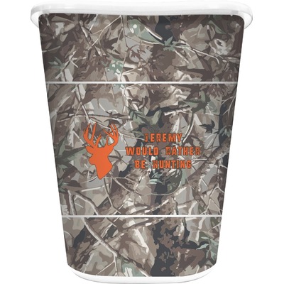 Custom Hunting Camo Waste Basket (Personalized) | YouCustomizeIt