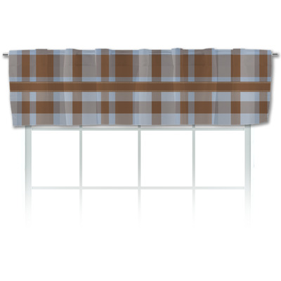 Custom Two Color Plaid Valance (Personalized) | YouCustomizeIt