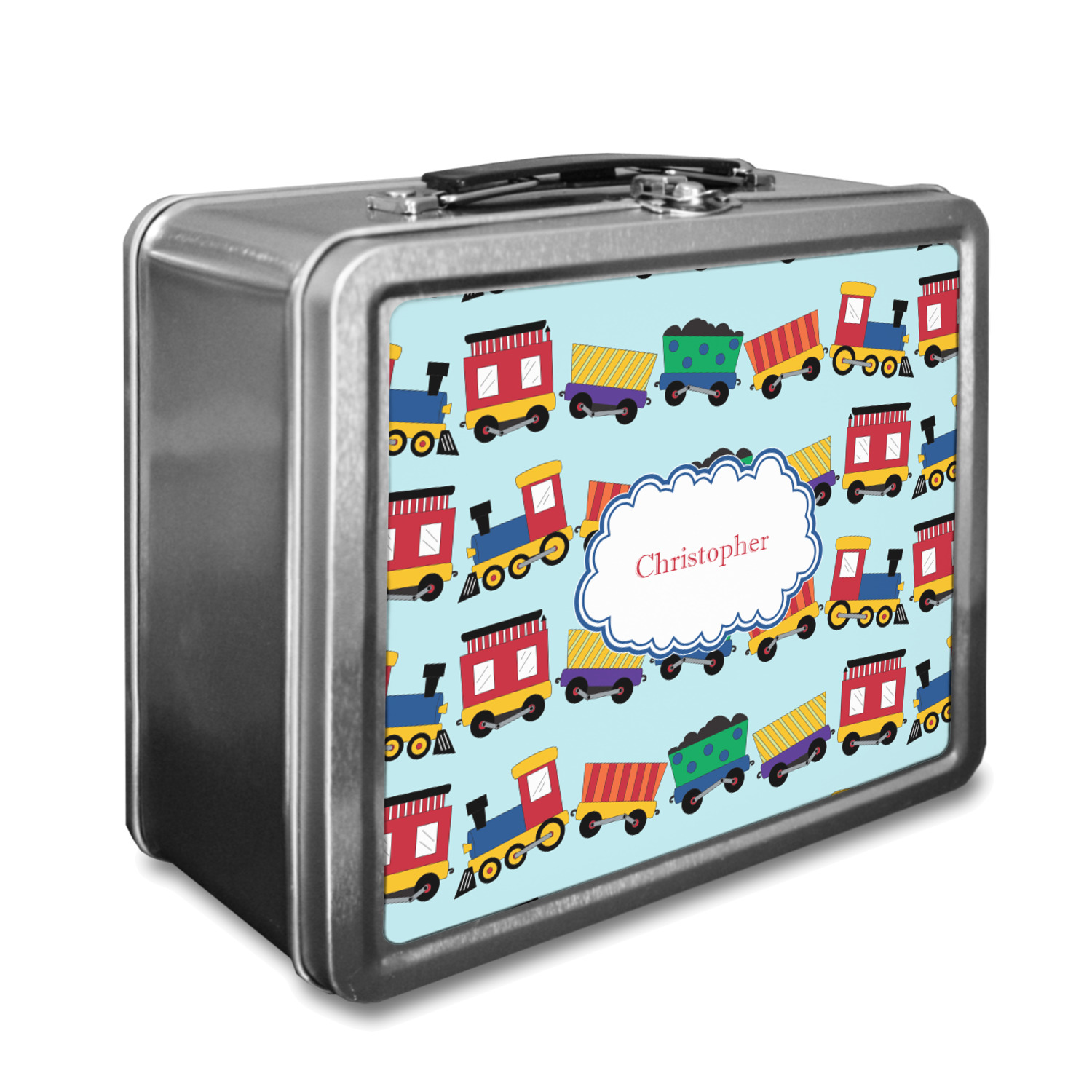 Trains Lunch Box (Personalized) - YouCustomizeIt