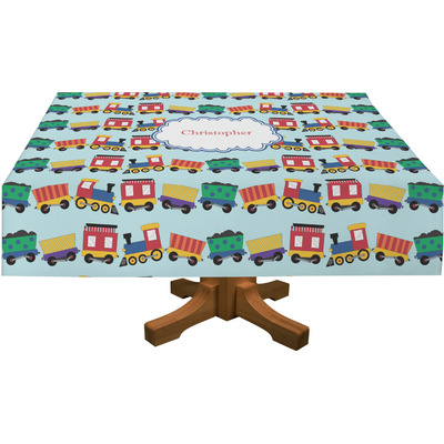 Trains Tablecloth - 58"x58" (Personalized) - YouCustomizeIt