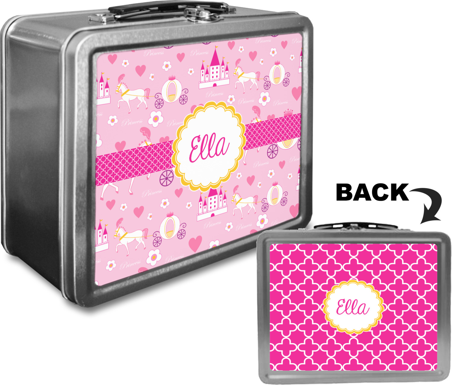 Custom Princess Carriage Lunch Box (Personalized) | YouCustomizeIt