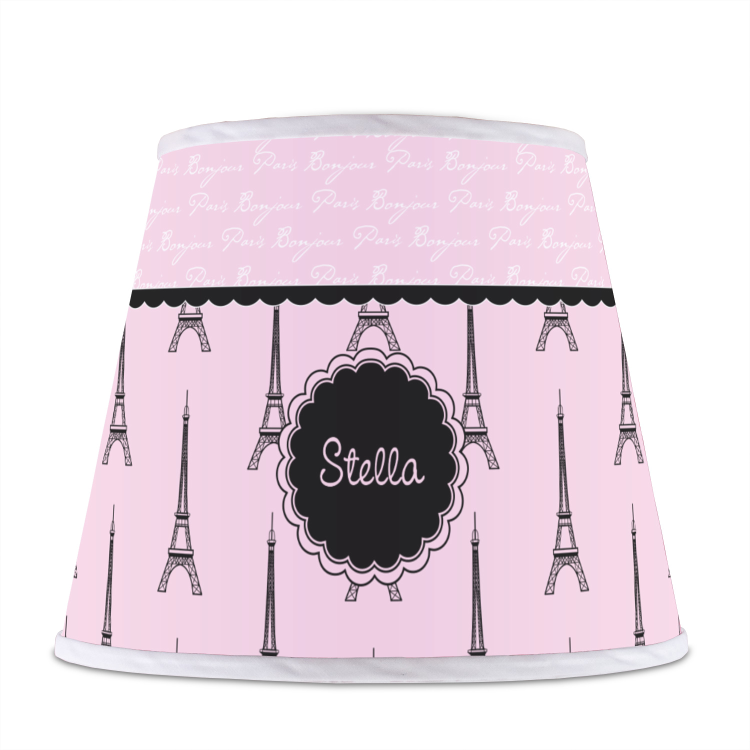 Paris & Eiffel Tower Empire Lamp Shade (Personalized) - YouCustomizeIt