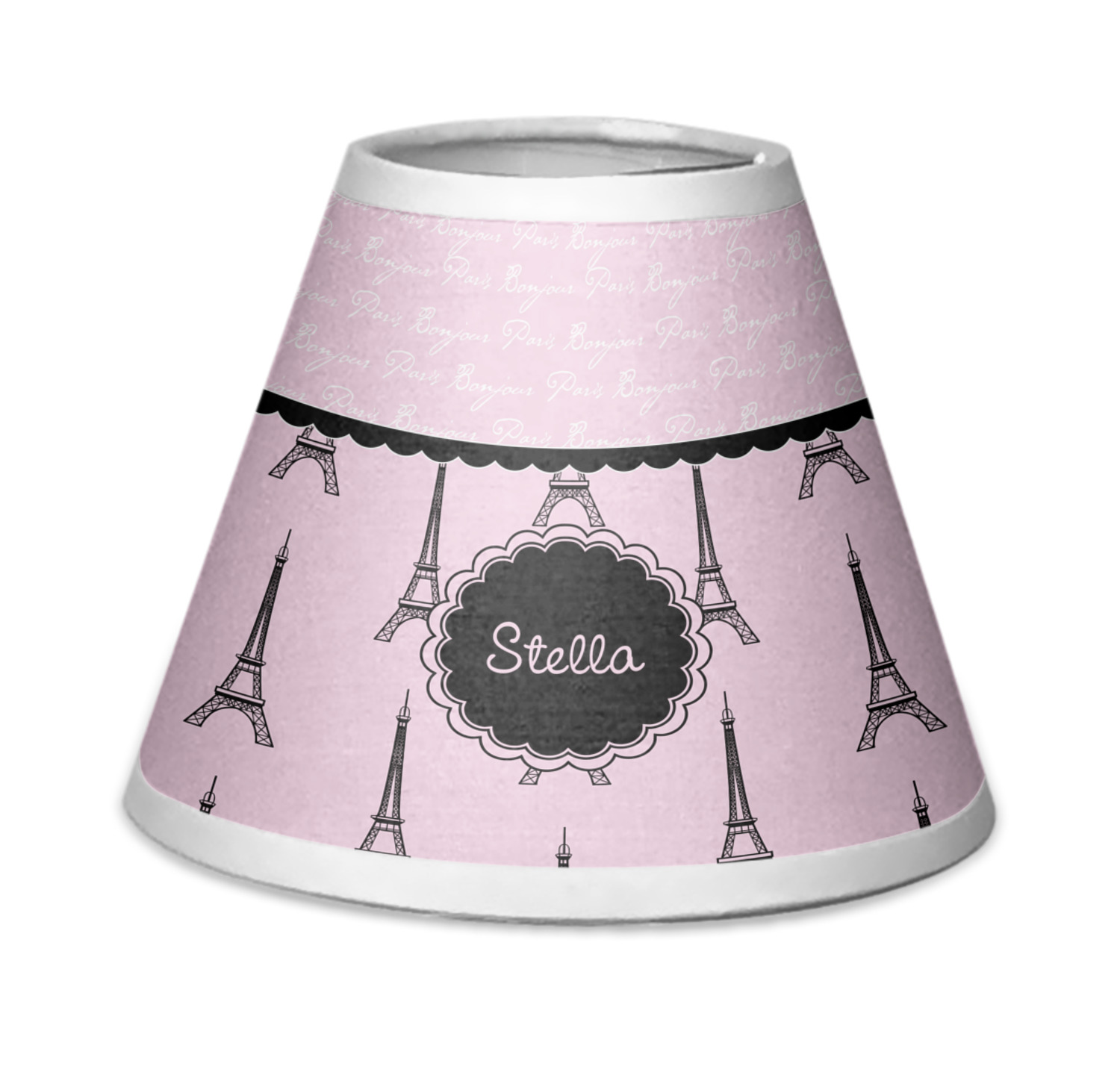 Paris & Eiffel Tower Chandelier Lamp Shade (Personalized) - YouCustomizeIt