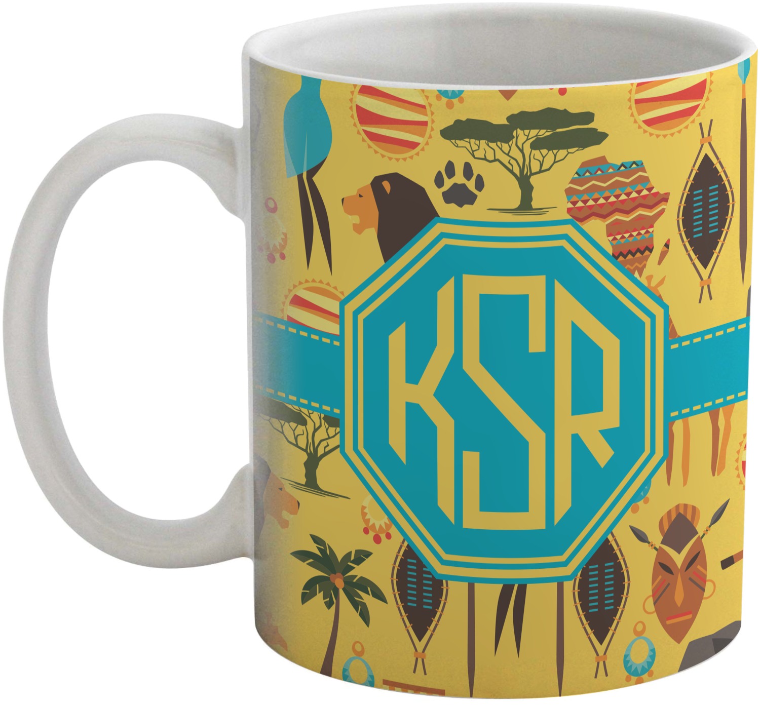African Safari Coffee Mug (Personalized) - YouCustomizeIt