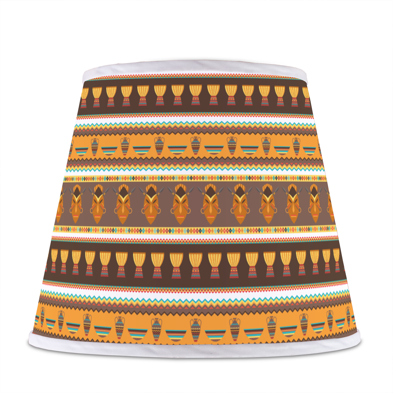 African Masks Empire Lamp Shade - YouCustomizeIt