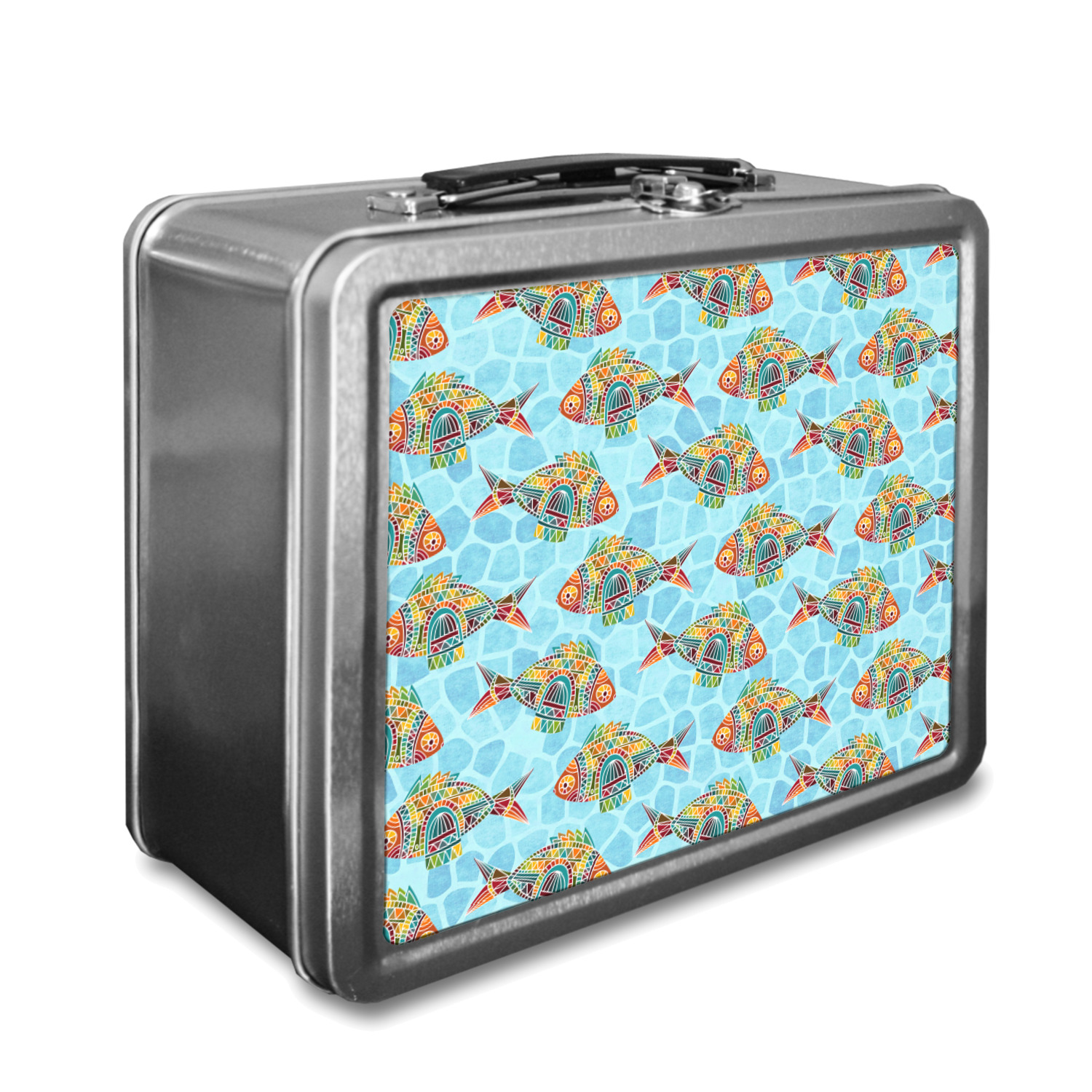 Mosaic Fish Lunch Box - YouCustomizeIt