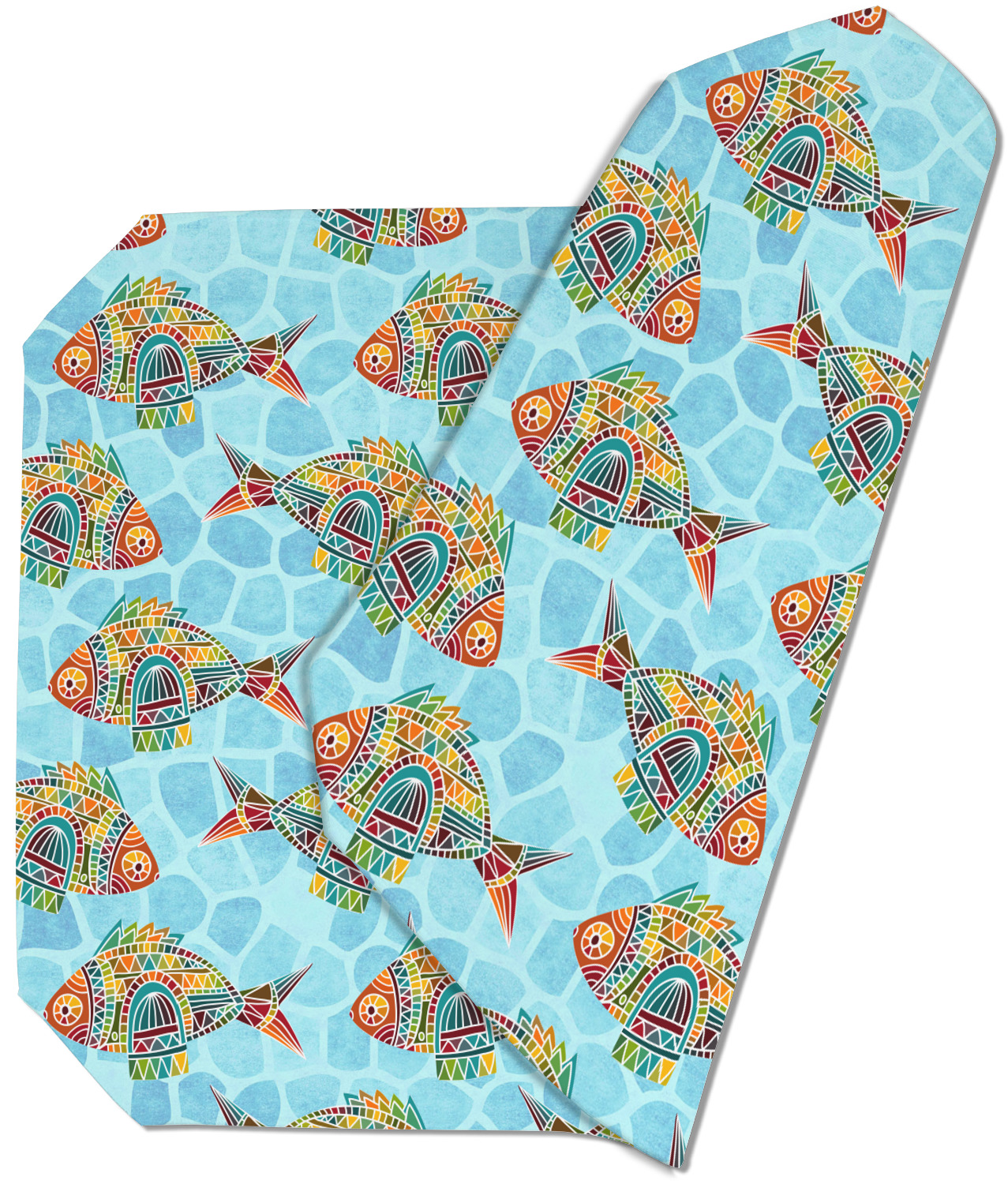 Custom Mosaic Fish Dining Table Mat - Octagon | YouCustomizeIt