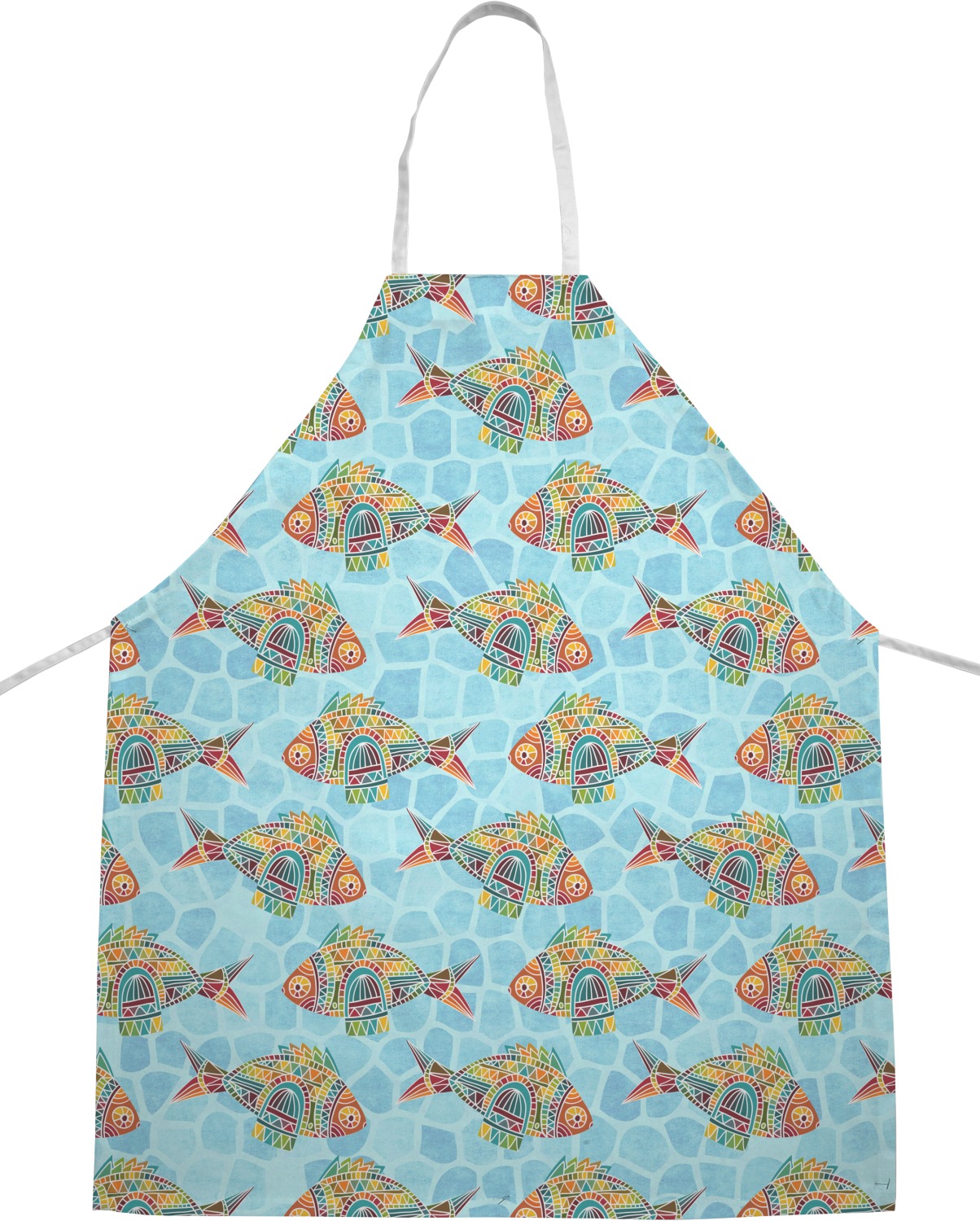 Mosaic Fish Apron (Personalized) - YouCustomizeIt