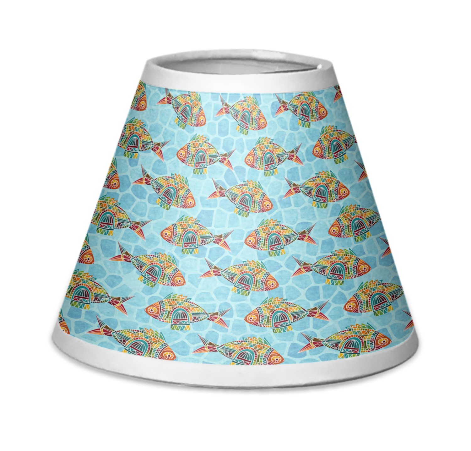 Mosaic Fish Chandelier Lamp Shade - YouCustomizeIt