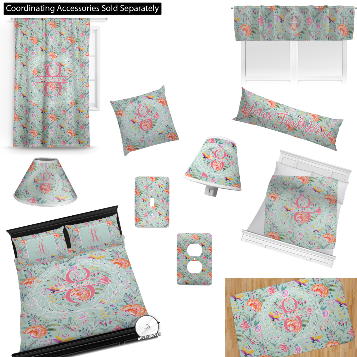 Custom Exquisite Chintz Duvet Cover (Personalized) | YouCustomizeIt