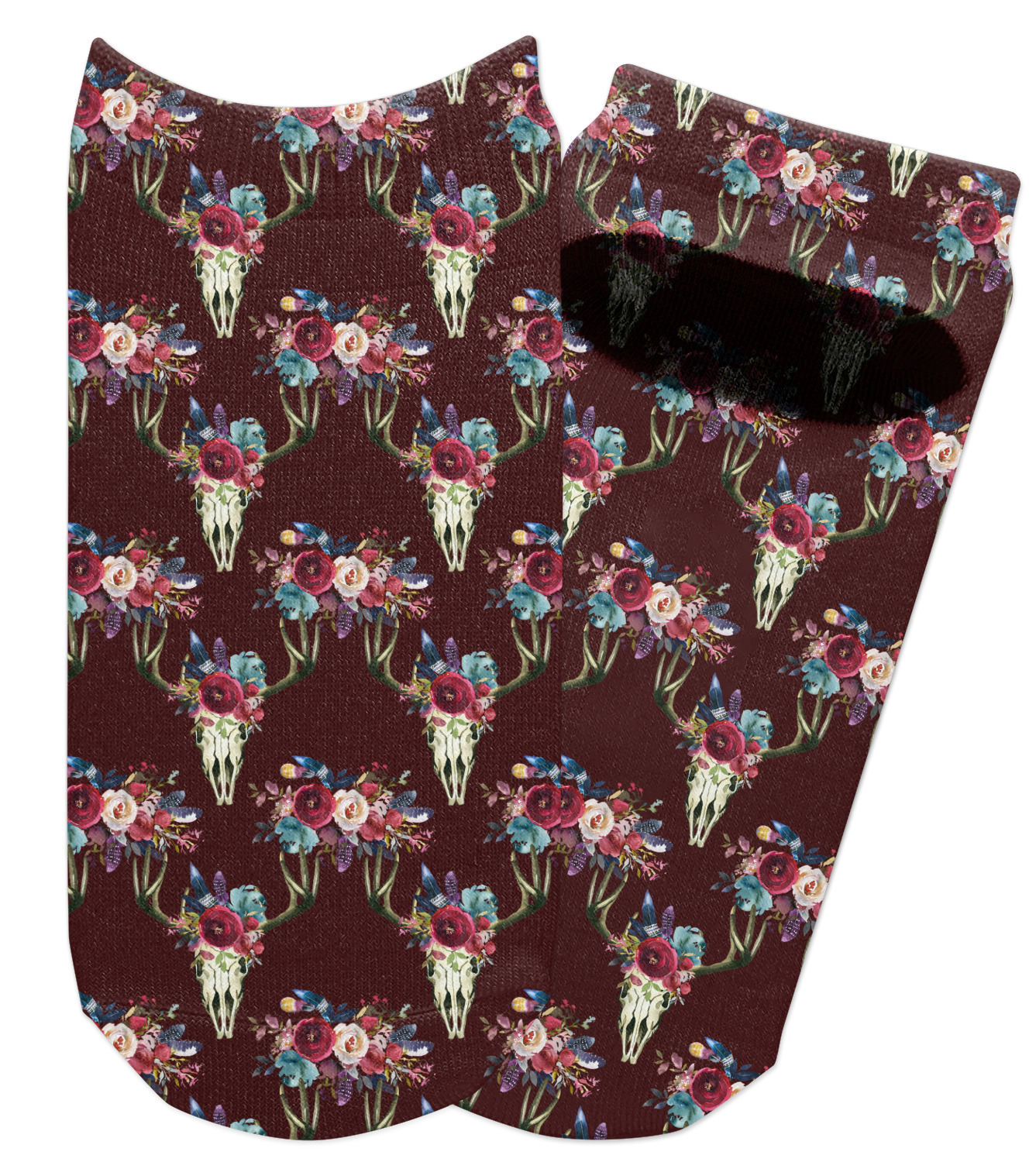 Boho Adult Ankle Socks (Personalized) - YouCustomizeIt