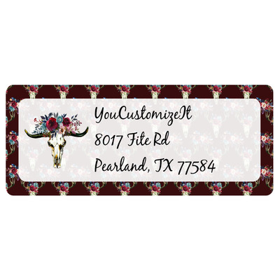 Custom Boho Return Address Labels (Personalized) | YouCustomizeIt