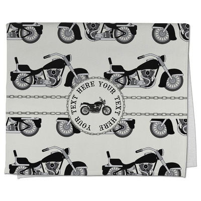Custom Motorcycle Kitchen Towel - Poly Cotton w/ Name or Text ...