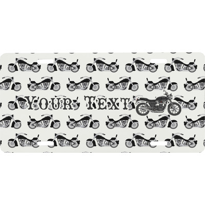 Custom Motorcycle Front License Plate (Personalized) | YouCustomizeIt