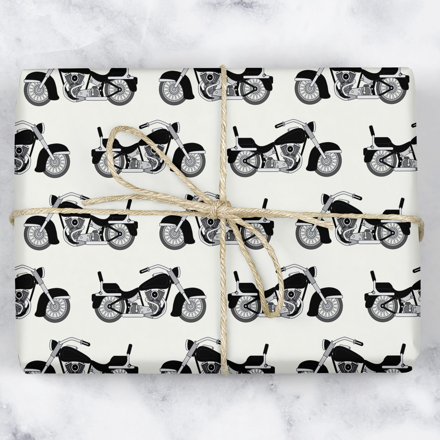Motorcycle Wrapping Paper Sheets (Personalized) - YouCustomizeIt