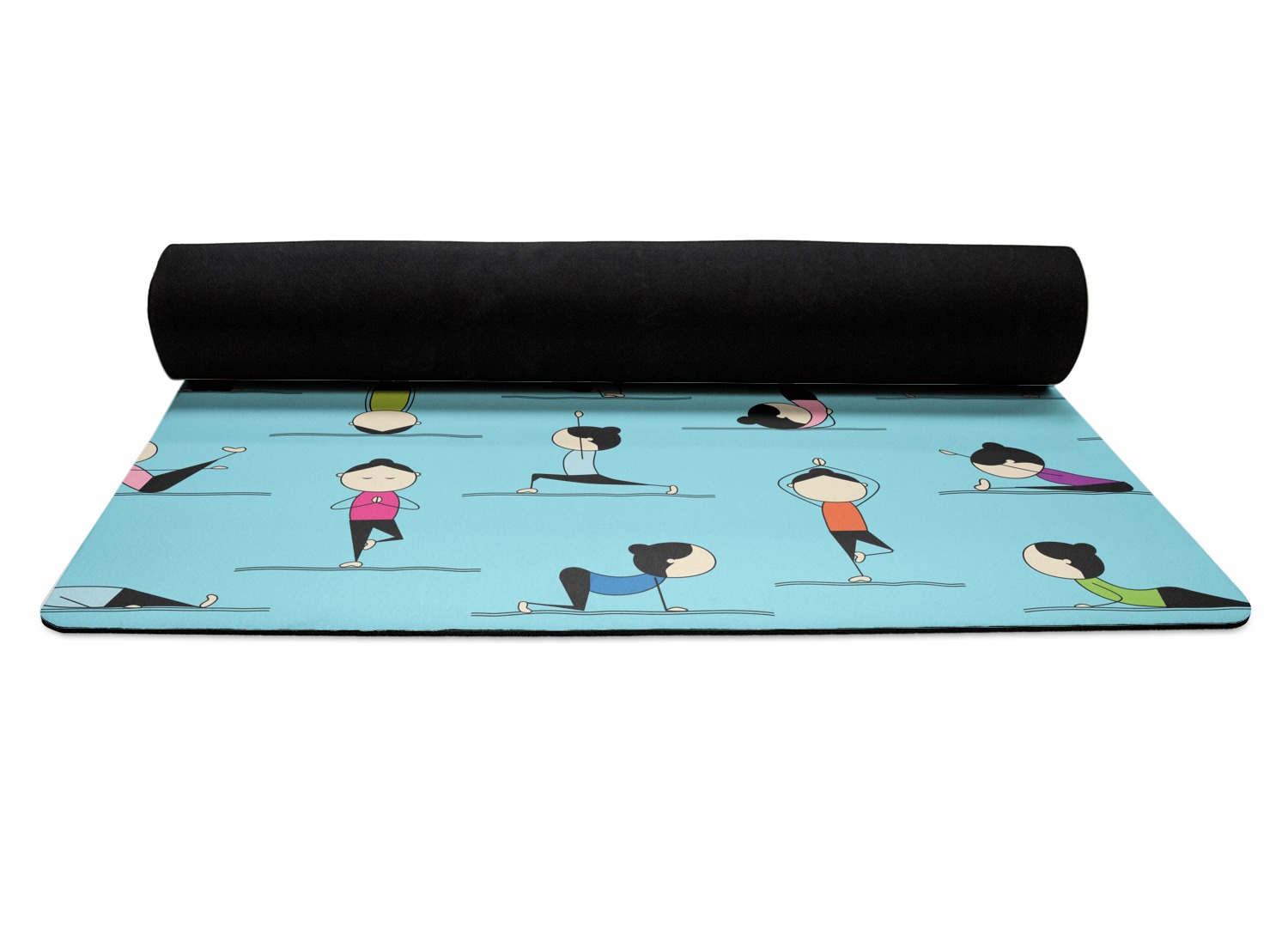 Yoga Poses Yoga Mat (Personalized) - YouCustomizeIt