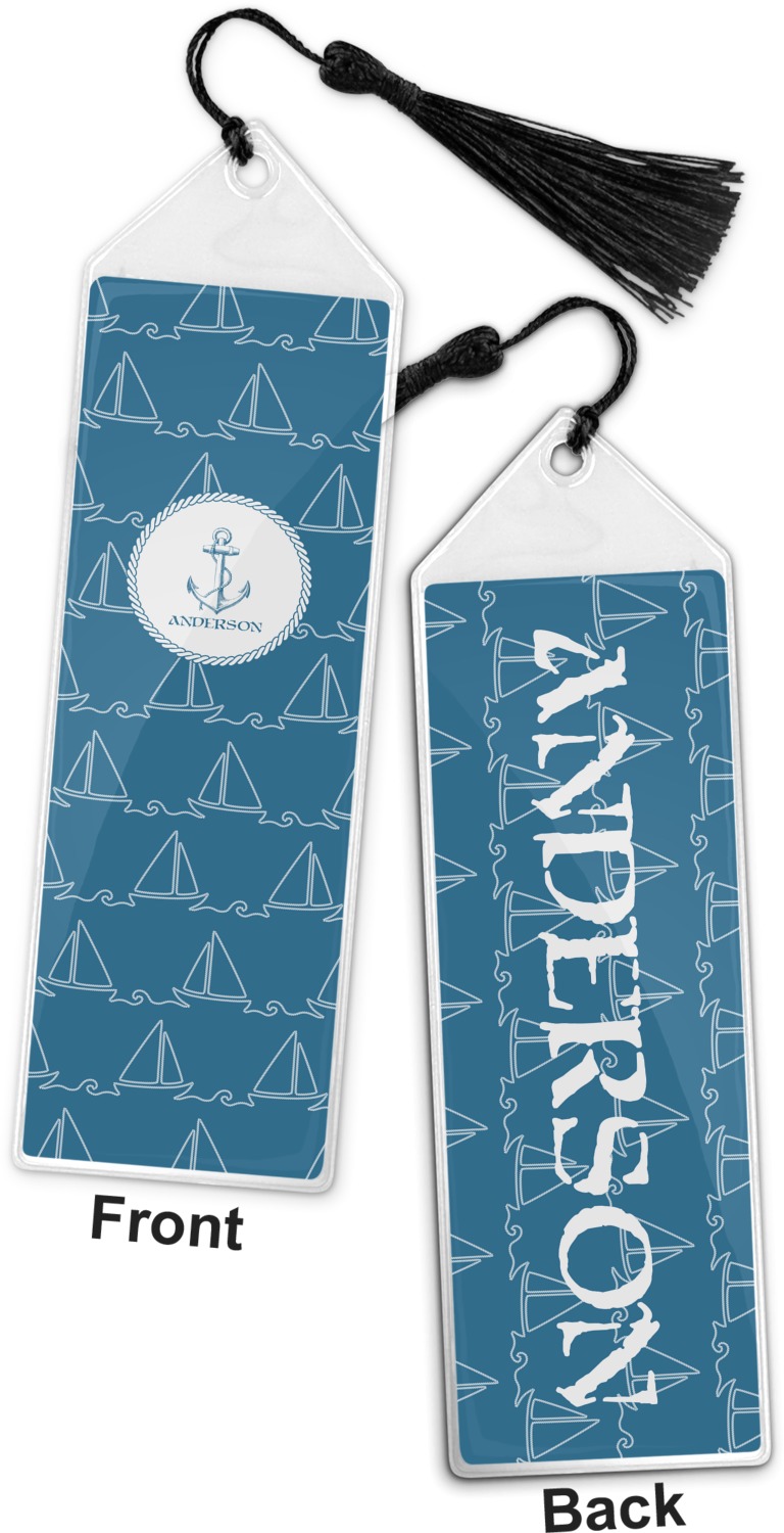 Rope Sail Boats Book Mark w/Tassel (Personalized) - YouCustomizeIt