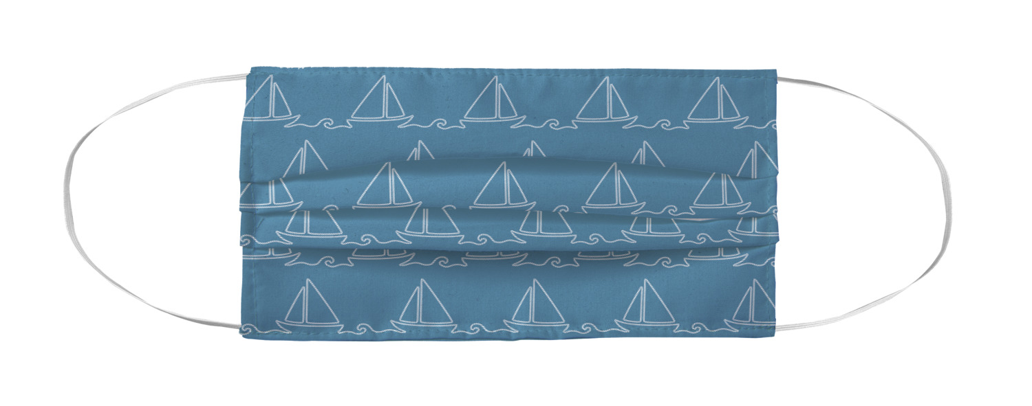 Rope Sail Boats Face Mask Cover (Personalized) - YouCustomizeIt