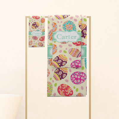 Easter Eggs Hand Towel - Full Print (Personalized) - YouCustomizeIt