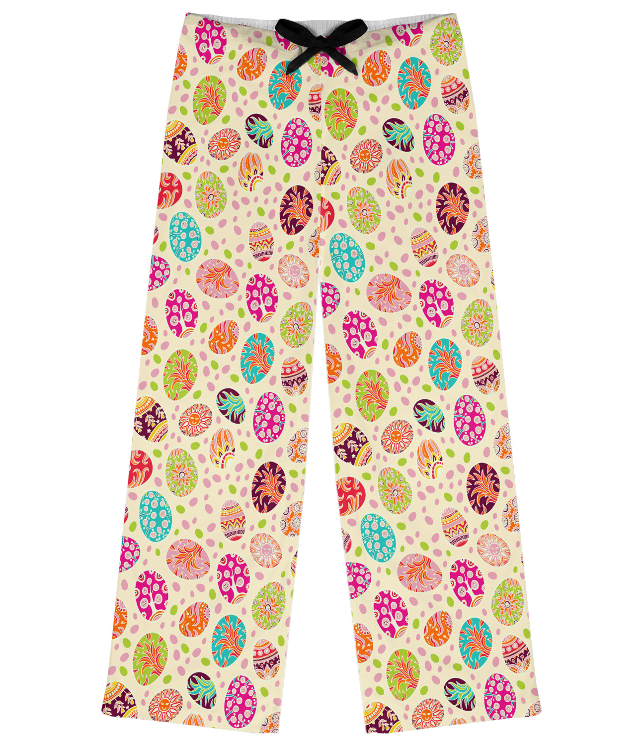 Easter Eggs Womens Pajama Pants - XS (Personalized) - YouCustomizeIt