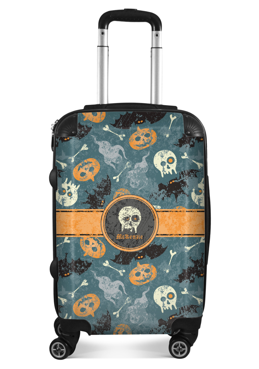 Vintage / Grunge Halloween Suitcase - 20" Carry On (Personalized ...