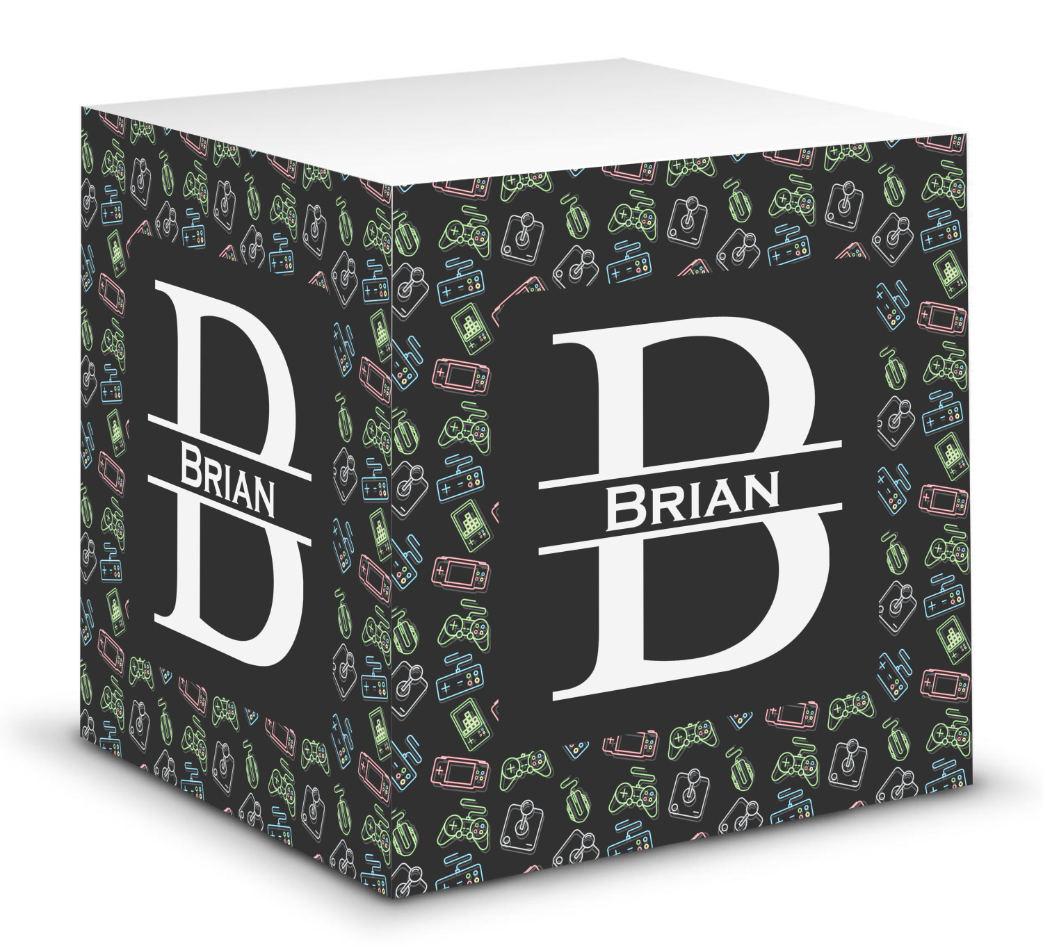 Video Game Sticky Note Cube (Personalized) - YouCustomizeIt