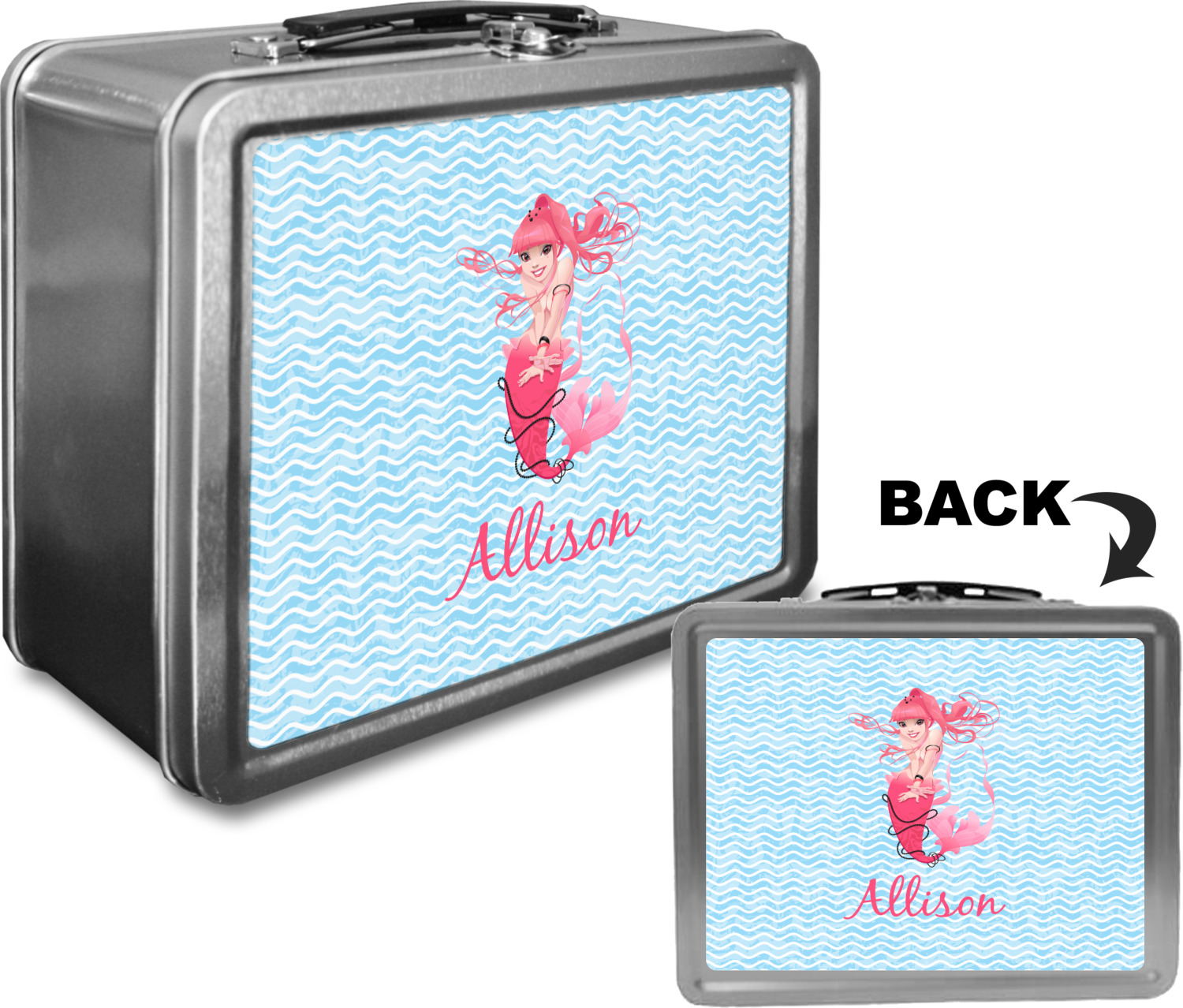 Mermaid Lunch Box (Personalized) - YouCustomizeIt