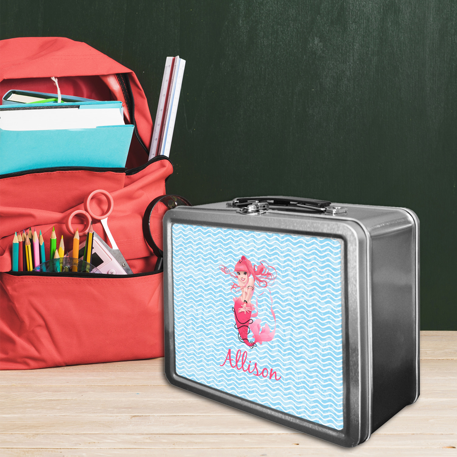 Mermaid Lunch Box (Personalized) - YouCustomizeIt