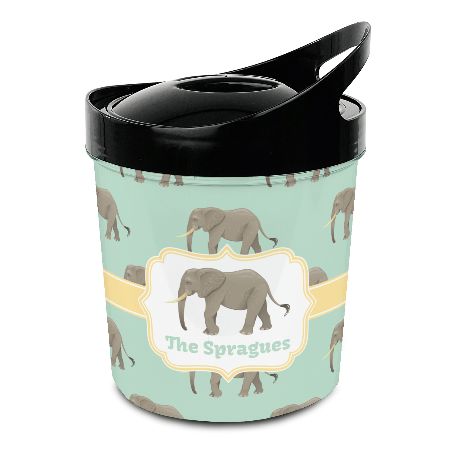 Elephant Plastic Ice Bucket (Personalized) - YouCustomizeIt