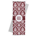 Maroon & White Yoga Mat (Personalized) - YouCustomizeIt