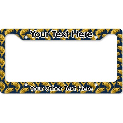 Custom Fish License Plate Frame - Style B (Personalized) | YouCustomizeIt