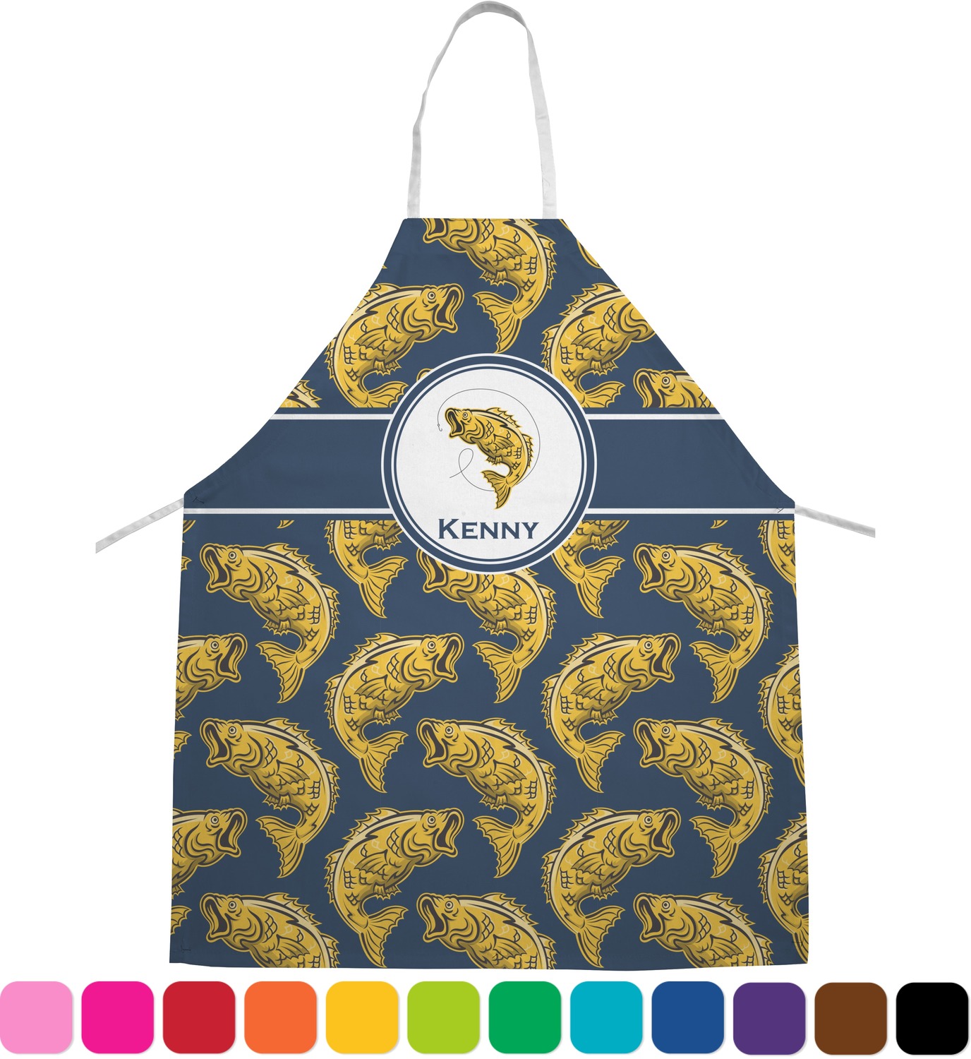 Fish Apron (Personalized) - YouCustomizeIt