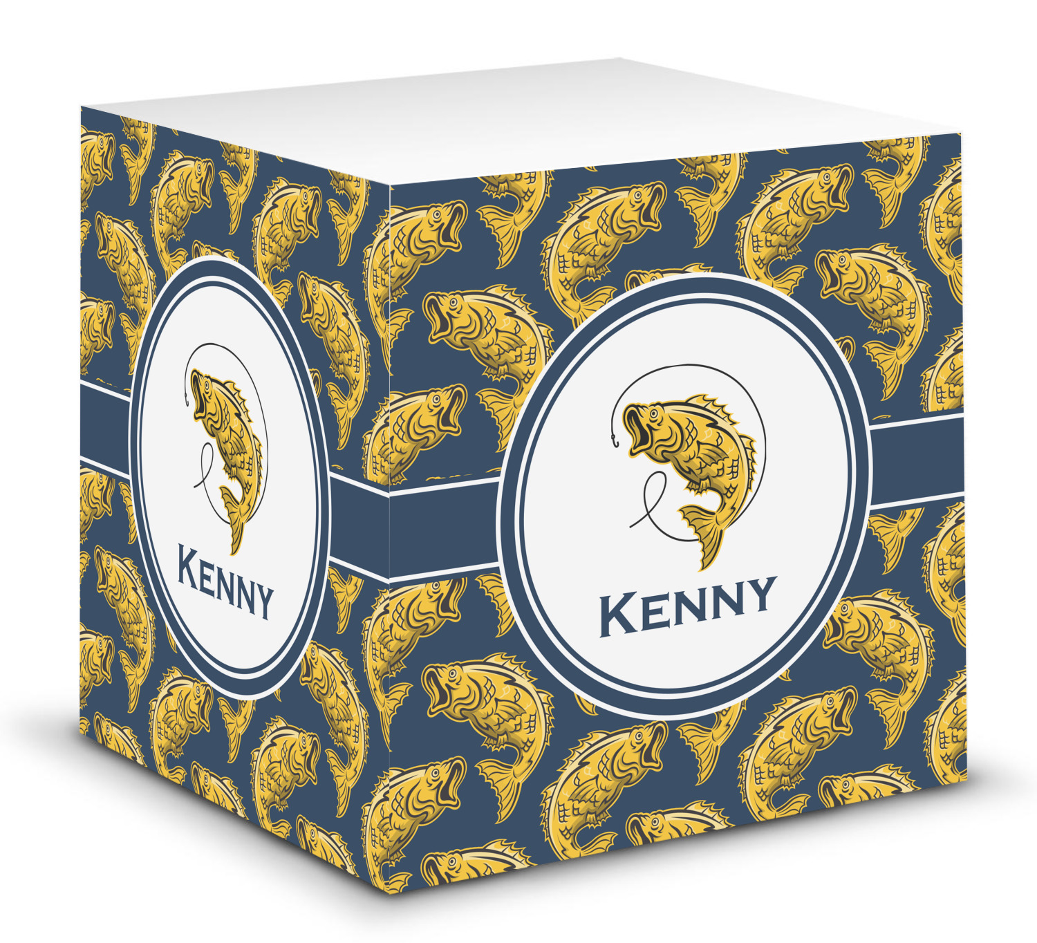 Fish Sticky Note Cube (Personalized) - YouCustomizeIt