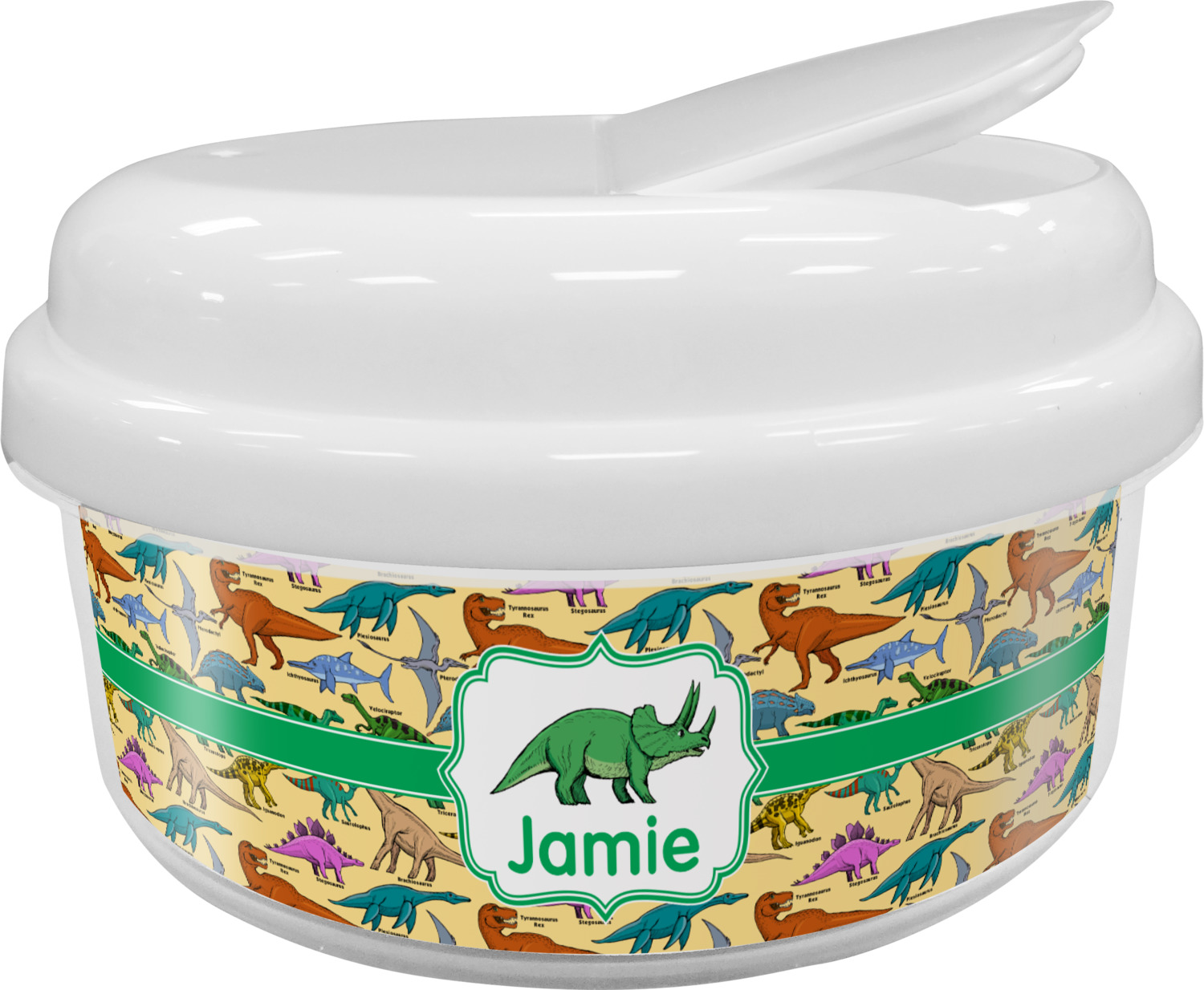 Dinosaurs Snack Container (Personalized) - YouCustomizeIt
