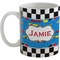Checkers & Racecars Coffee Mug (Personalized) - YouCustomizeIt