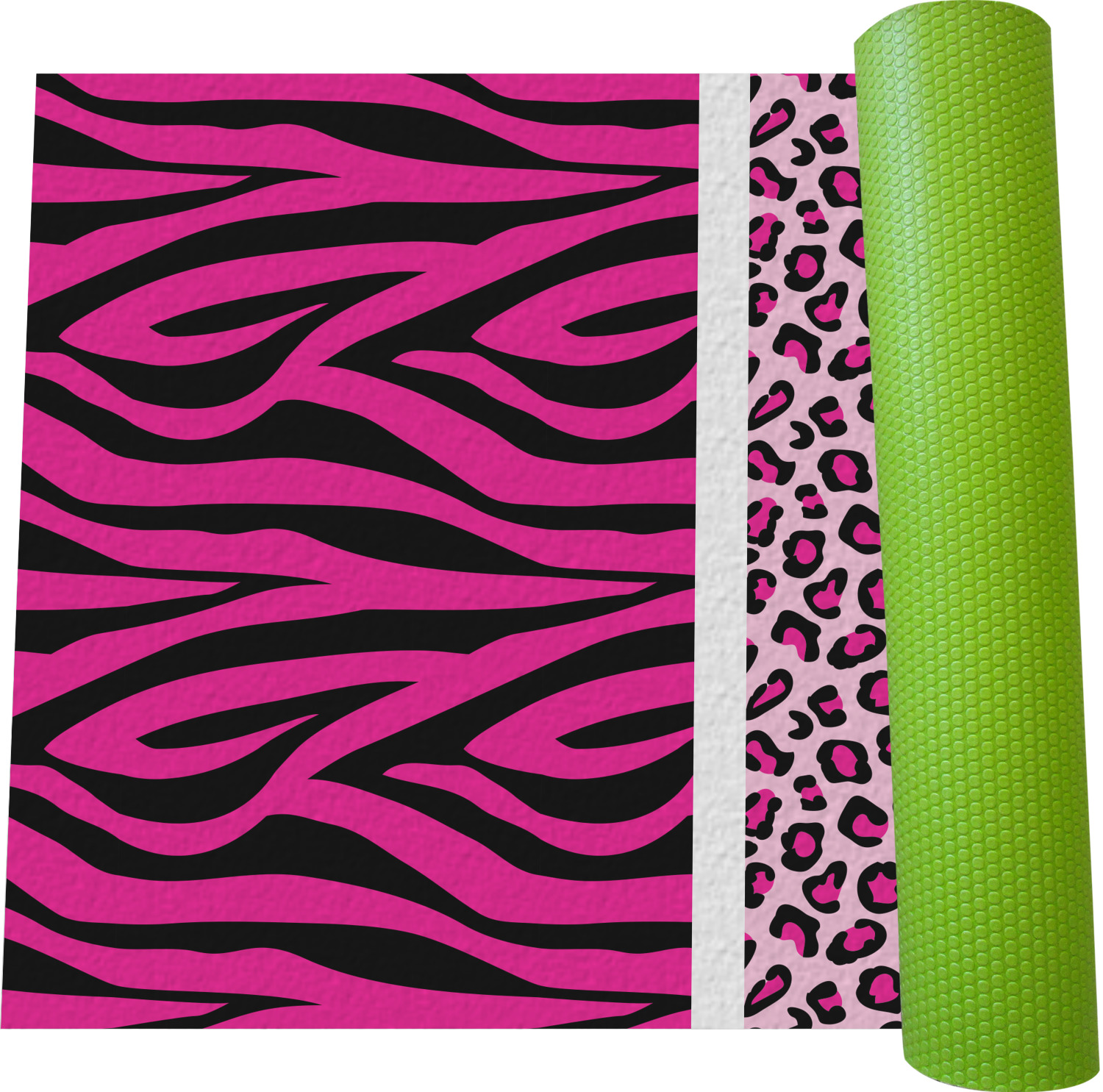 Triple Animal Print Yoga Mat (Personalized) - YouCustomizeIt