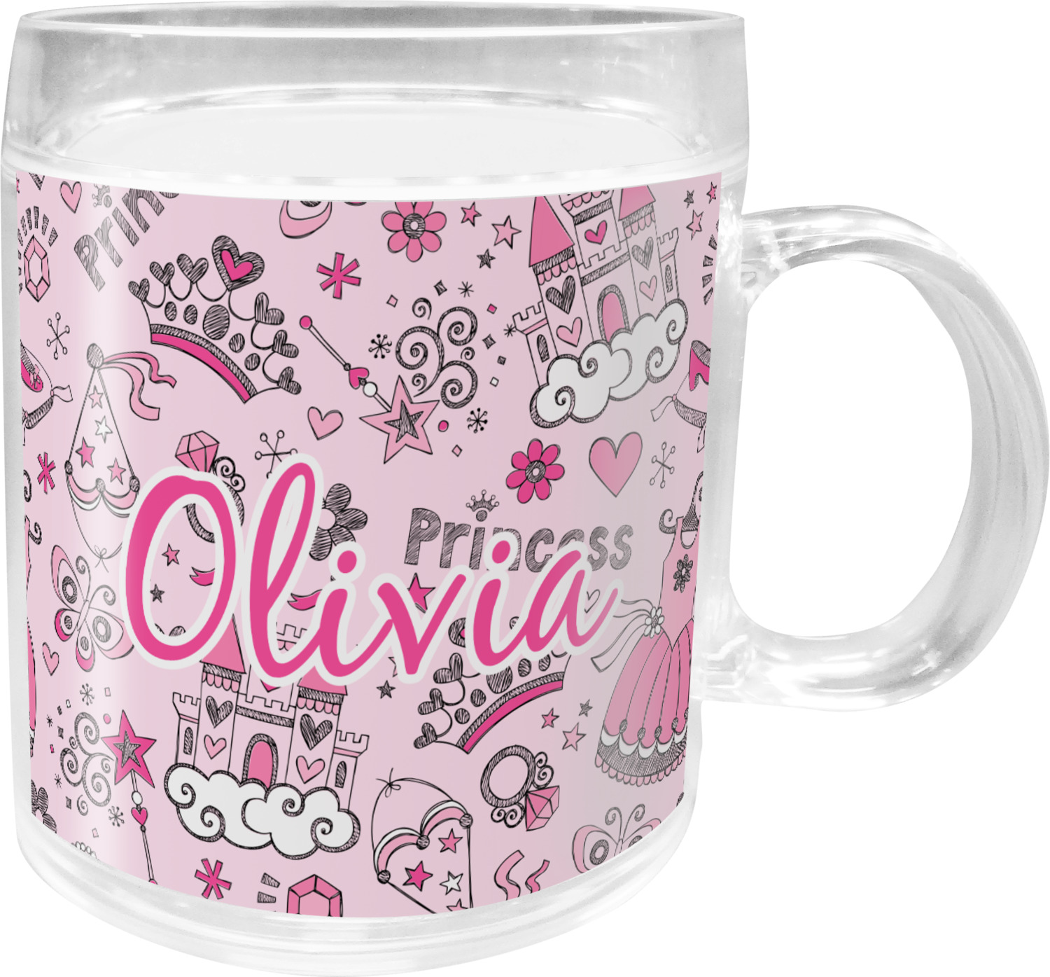 Princess Acrylic Kids Mug (Personalized) - YouCustomizeIt