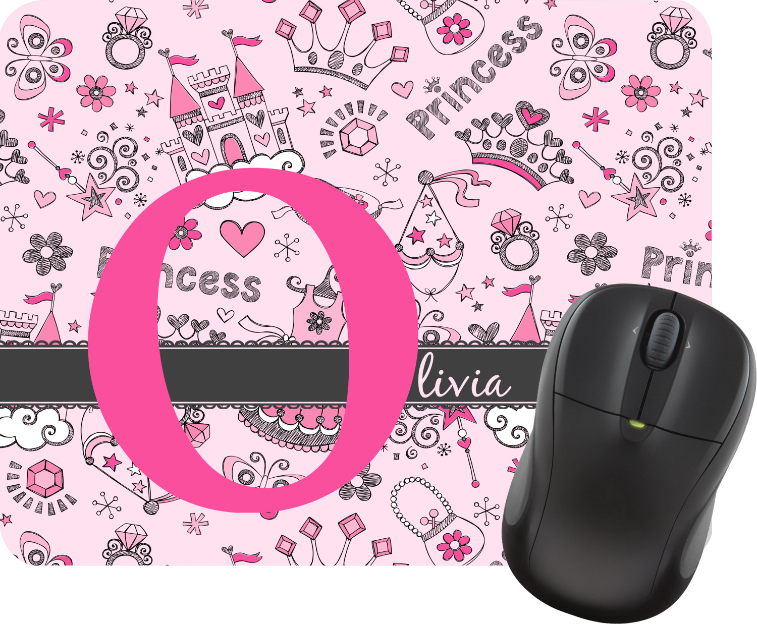 Princess Rectangular Mouse Pad (Personalized) - YouCustomizeIt