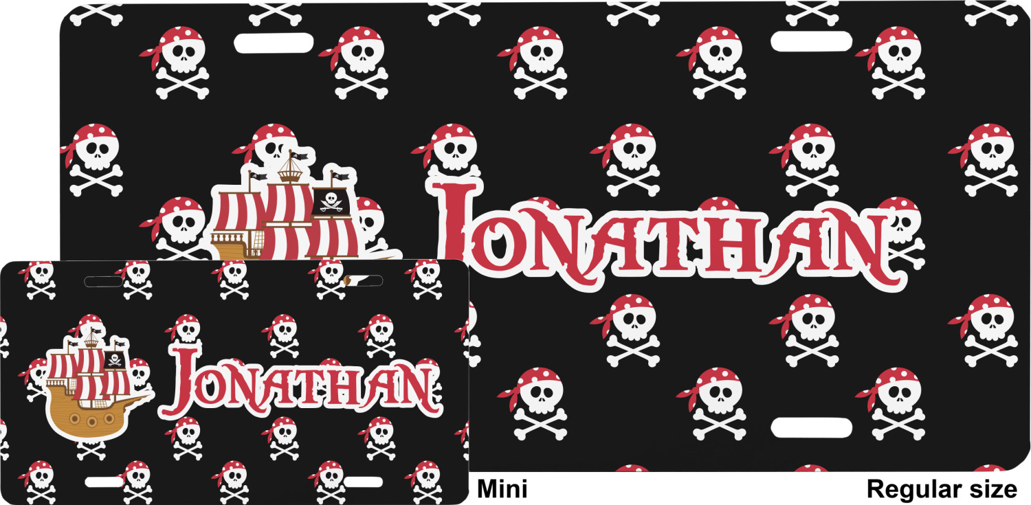 Pirate Front License Plate (Personalized) - YouCustomizeIt