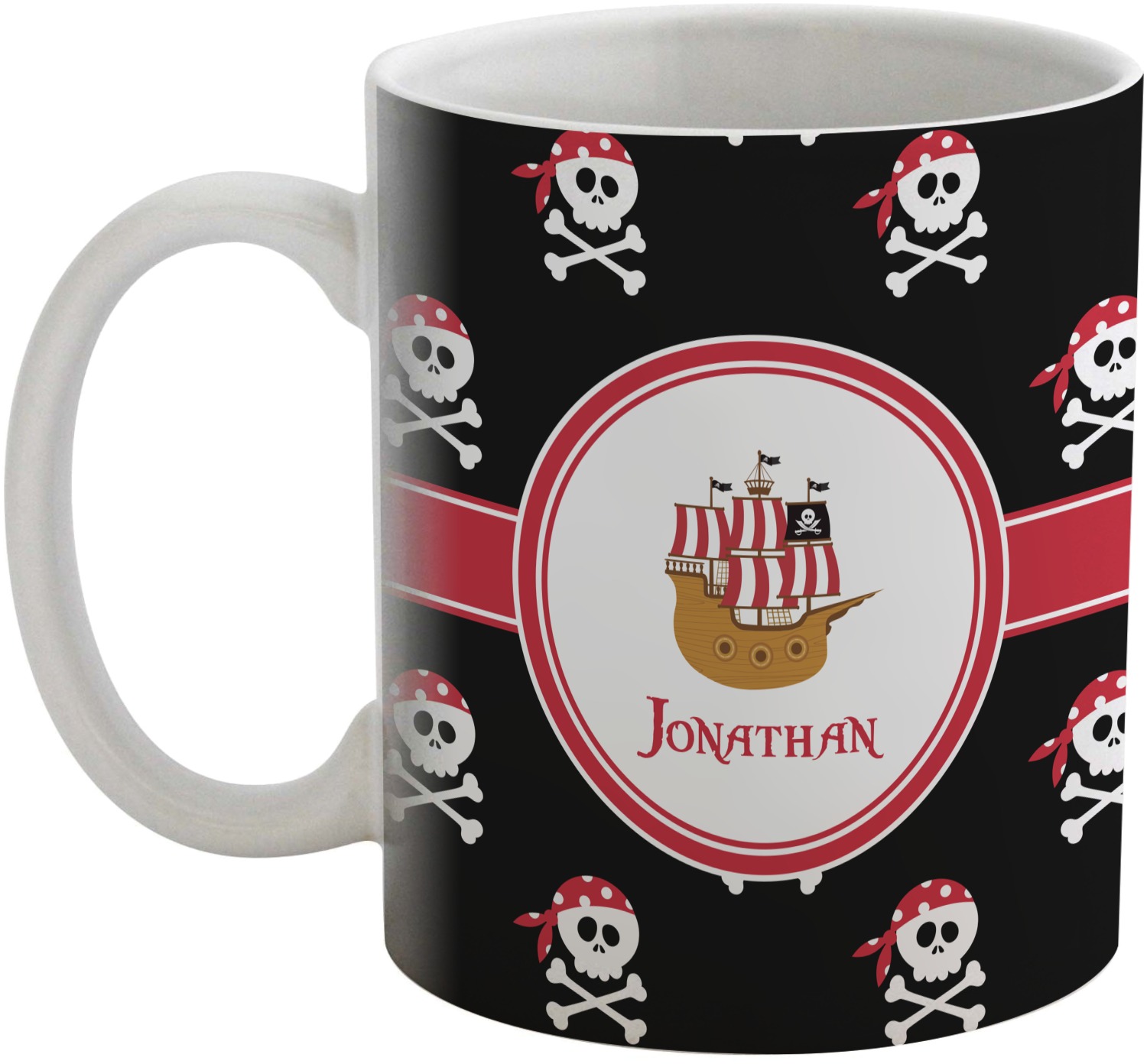 Pirate Coffee Mug (Personalized) - YouCustomizeIt