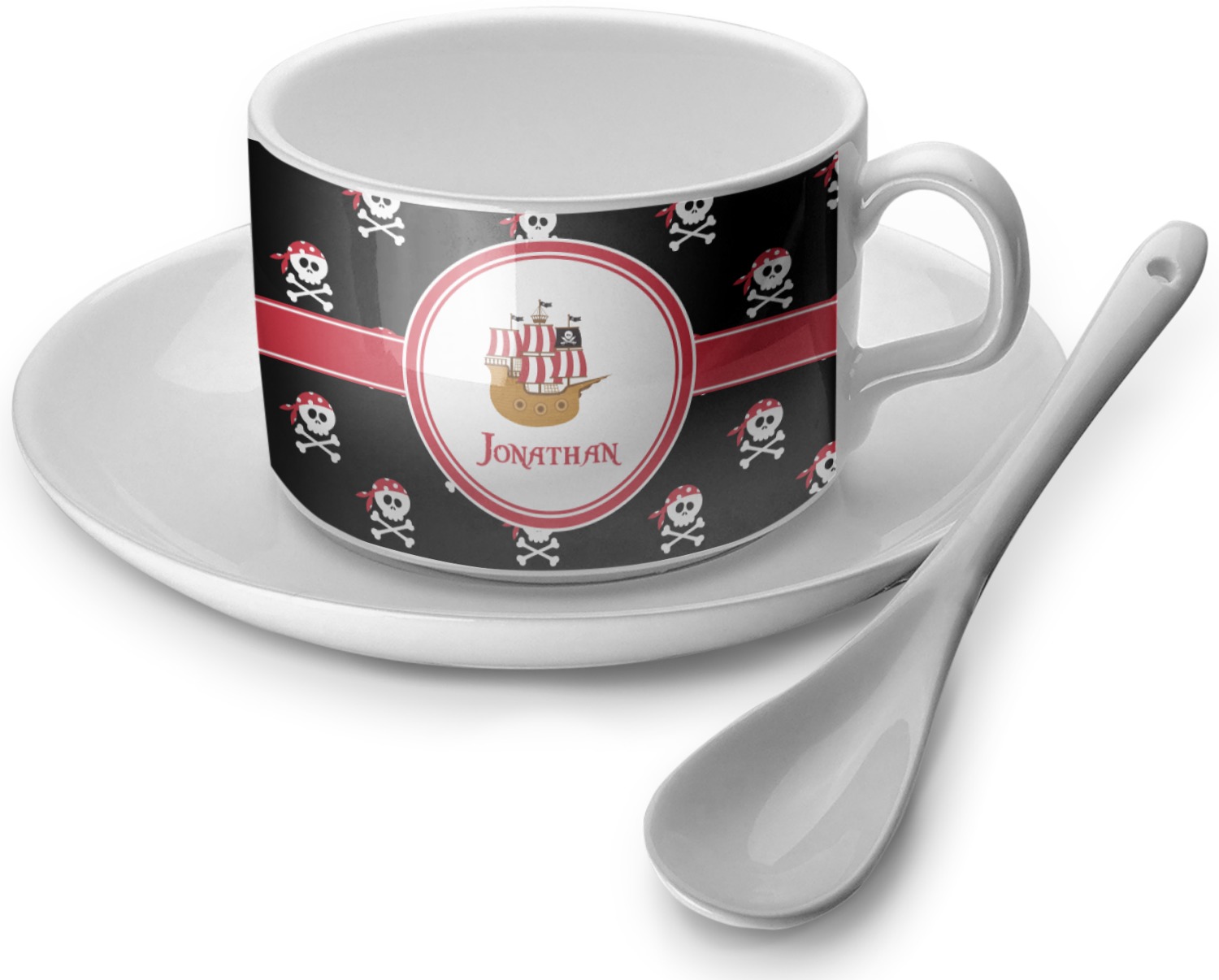 Pirate Tea Cup - Single (Personalized) - YouCustomizeIt