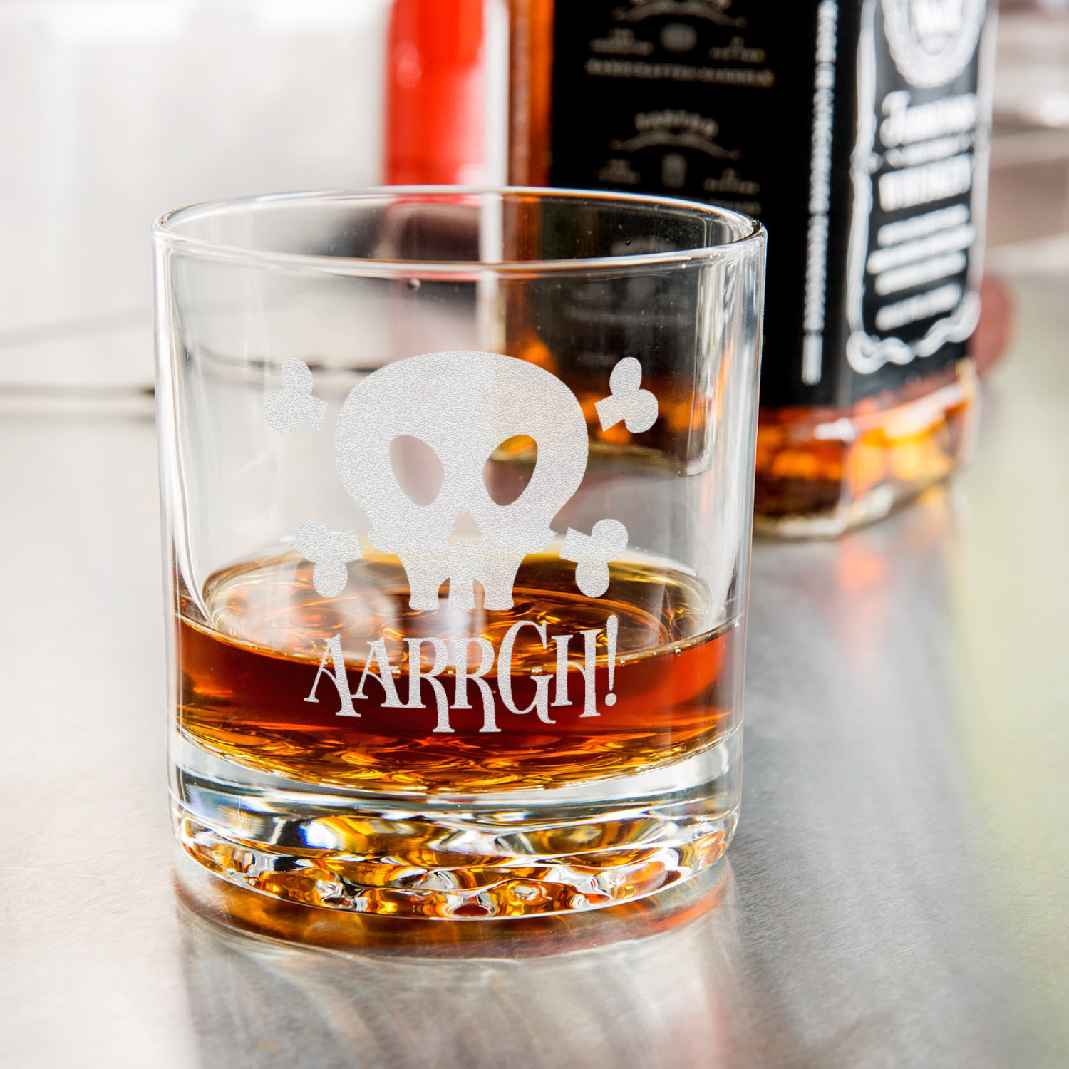 Pirate Whiskey Glasses (Set of 4) (Personalized) - YouCustomizeIt